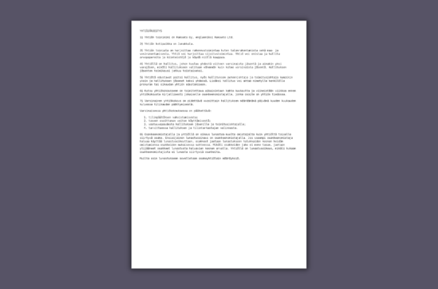 Asiakirjamallit – Lekantti®